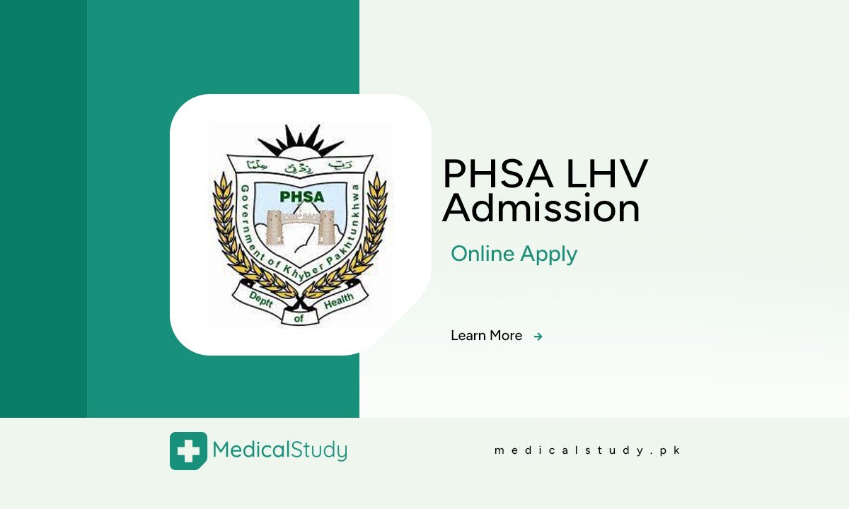 PHSA LHV Admission 2025 Form Last Date