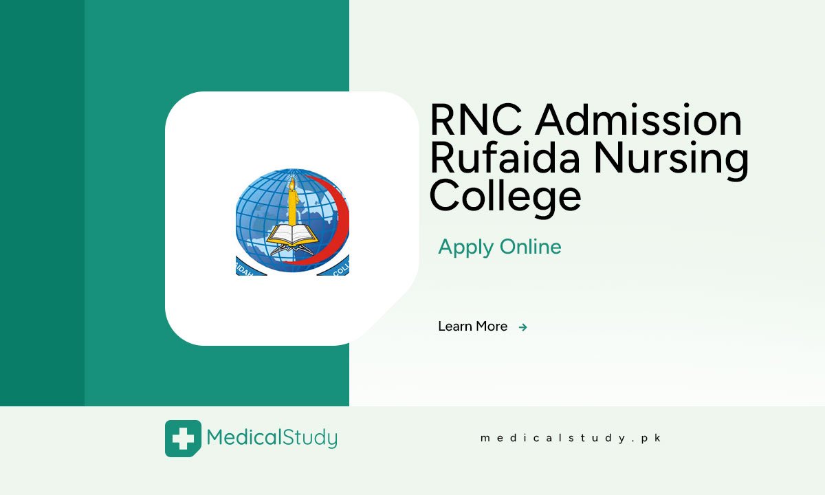 RNC Admission 2025 Rufaida Nursing College Last Date Online Apply